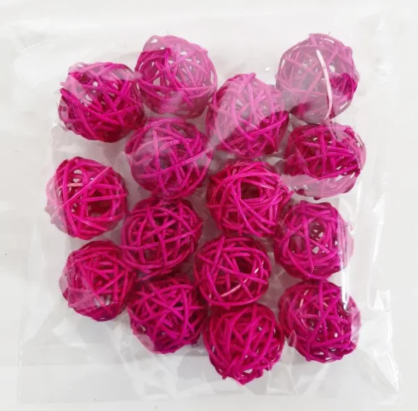 Brunch balls 4 cm fuchsia - Lino's webshop